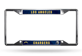 Los Angeles Chargers License Plate Frame Chrome EZ View – Sports Fan Merch