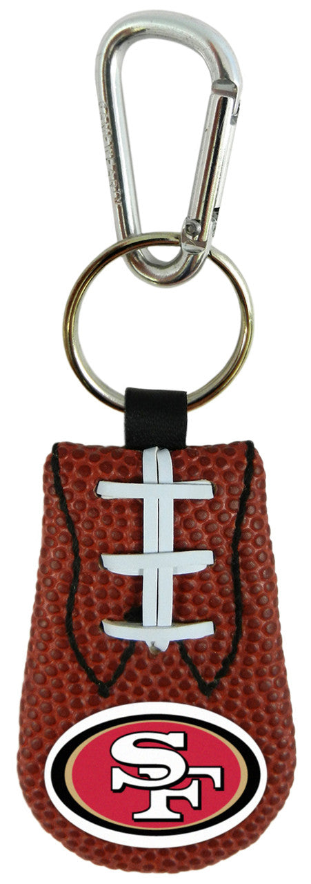 San Francisco 49ers Keychain Classic Football CO – Sports Fan Merch