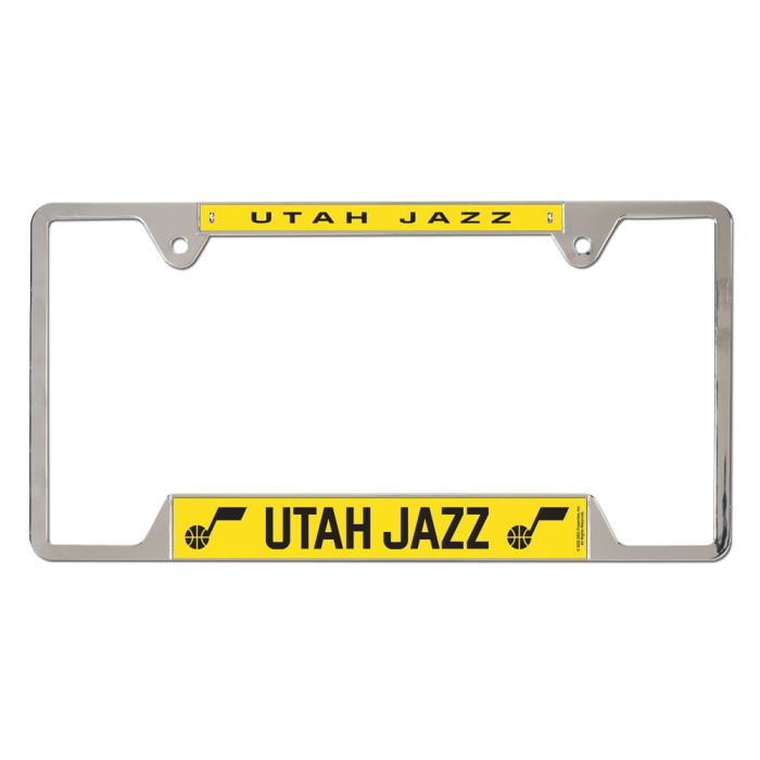 Utah Jazz Metal License Plate Frame – Sports Fan Merch