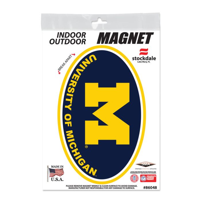 Michigan Wolverines Outdoor Magnets 5" x 7" – Sports Fan Merch